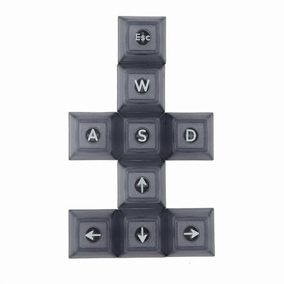 9 Keys WASD/ ESC/ Direction for Key Cap DSA Profile Backlit Keycaps For ...