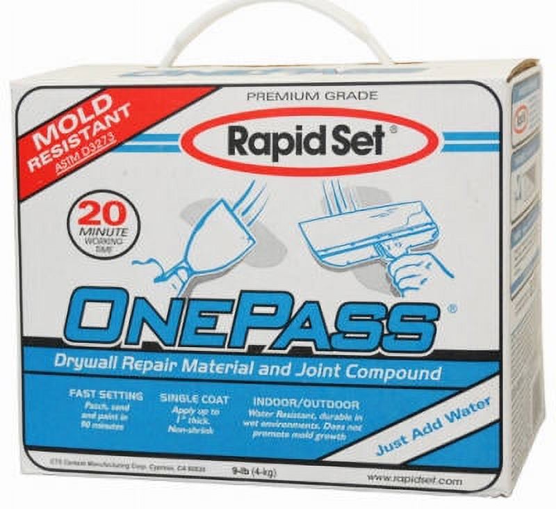 9 LB One Pass Multi Wall Repair Material & Joint Compound Sand & Paint ...