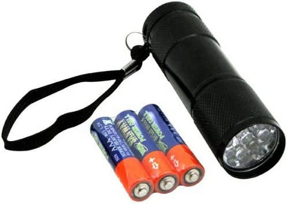 9 LED Flight Light Black with Batteries - Walmart.com