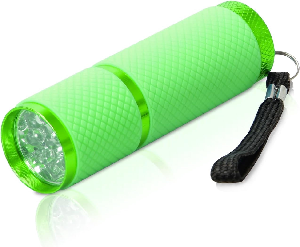 9 LED Glow in Dark Flashlights, Rubber Coated Small Flashlights with ...