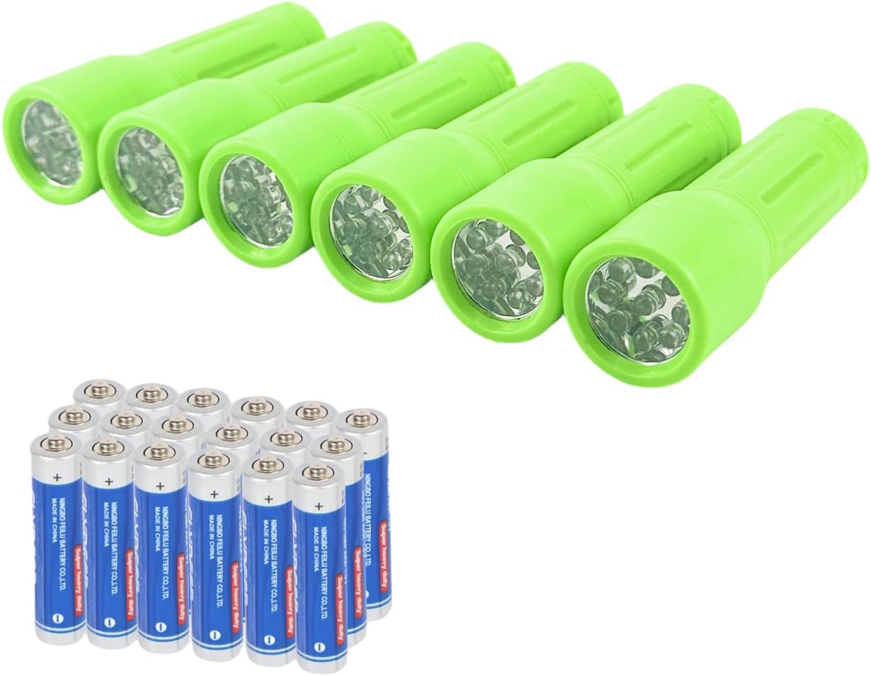 9-LED Mini Flashlight, Small Multicolor Flashlights with Lanyard ...