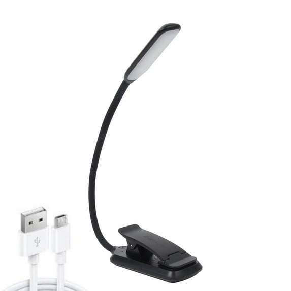 9 LED Rechargeable Book Light for Reading in Bed - Eye Caring with 3 ...