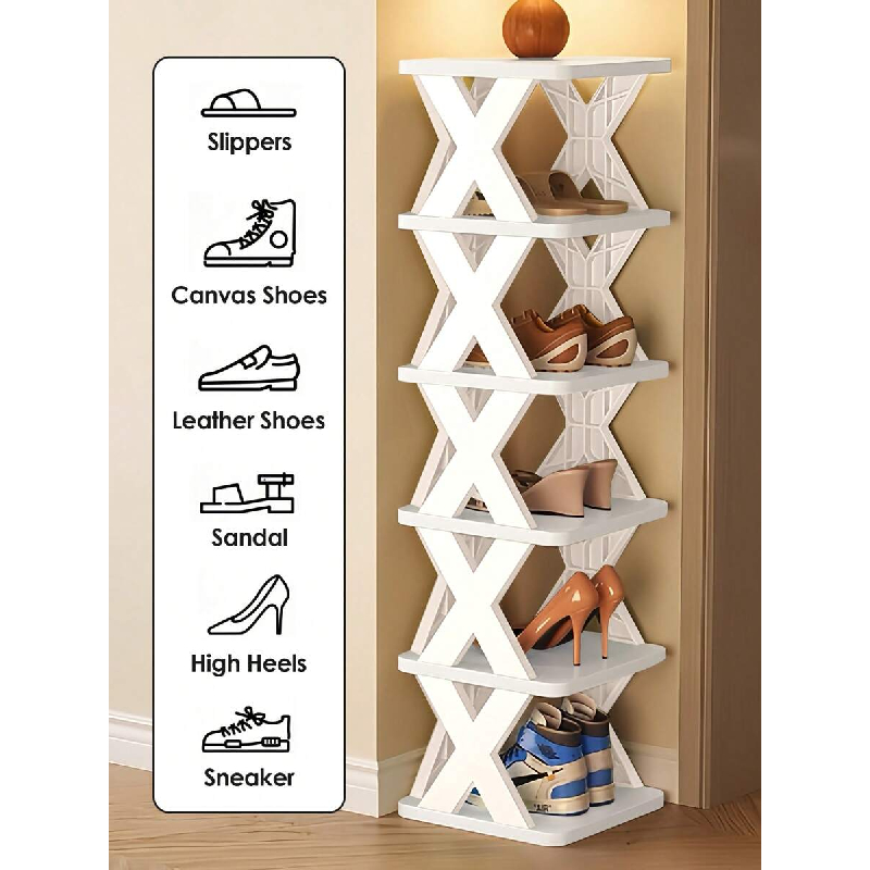 👟 【9-Layer Narrow Shoe Rack】– Smart Storage Solution for Small Spaces ...