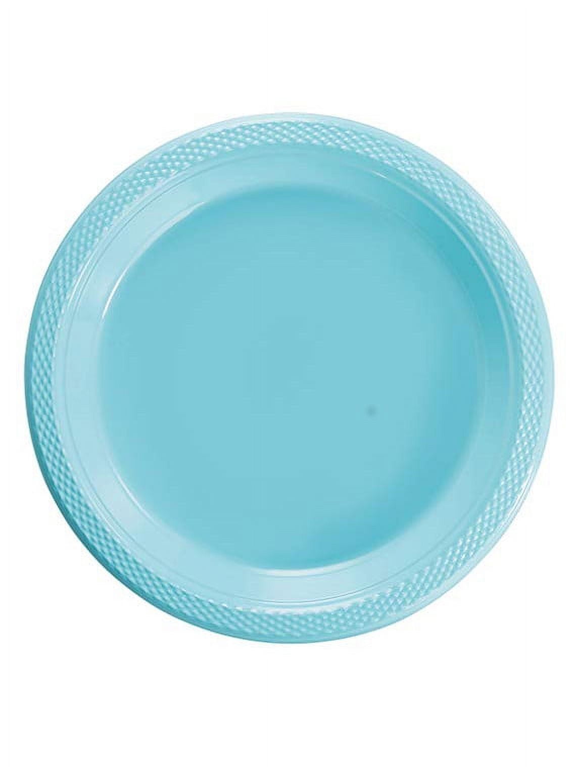 9" Light Blue Plastic Party Plates 50ct. - Walmart.com