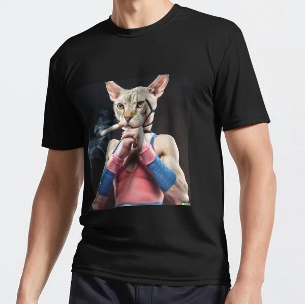 9 Lives, And More To Go This Cat Is Ready To Rumble Funny T-Shirt ...