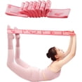 9 Loops Elastic Yoga Strap - Adjustable Stretching Band for Physical ...