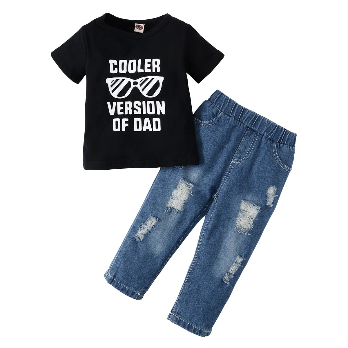 9 Months Baby Boys Clothes 12 Months Boys 2PCS Outfits Letter Glasses ...