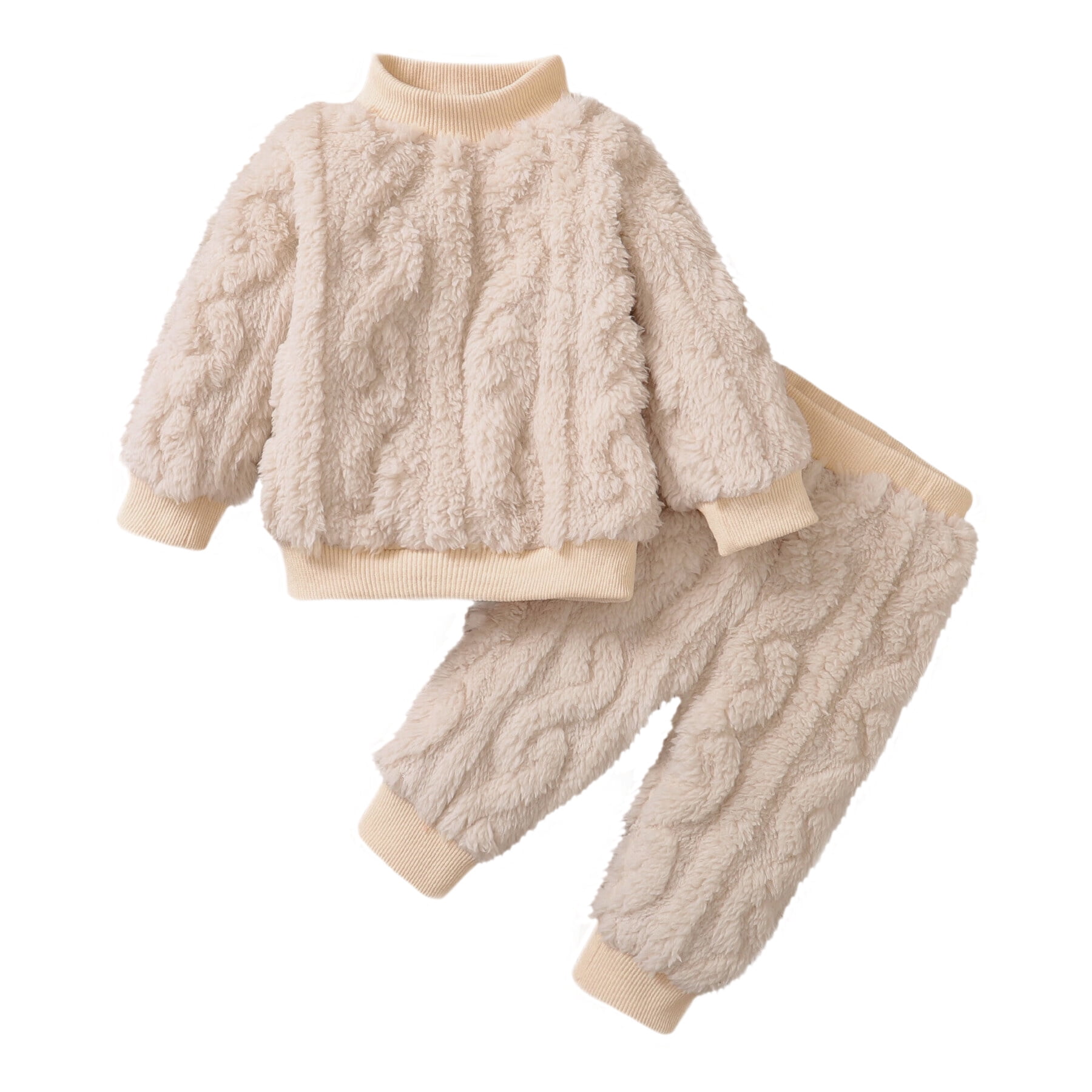 9 Months Baby Girls Clothes 12 Months Girls 2PCS Winter Outfits Solid ...