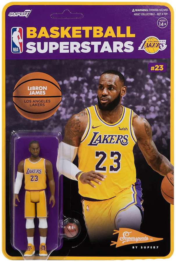 9" NBA Basketball Superstars LeBron James Action Figure - Walmart.com