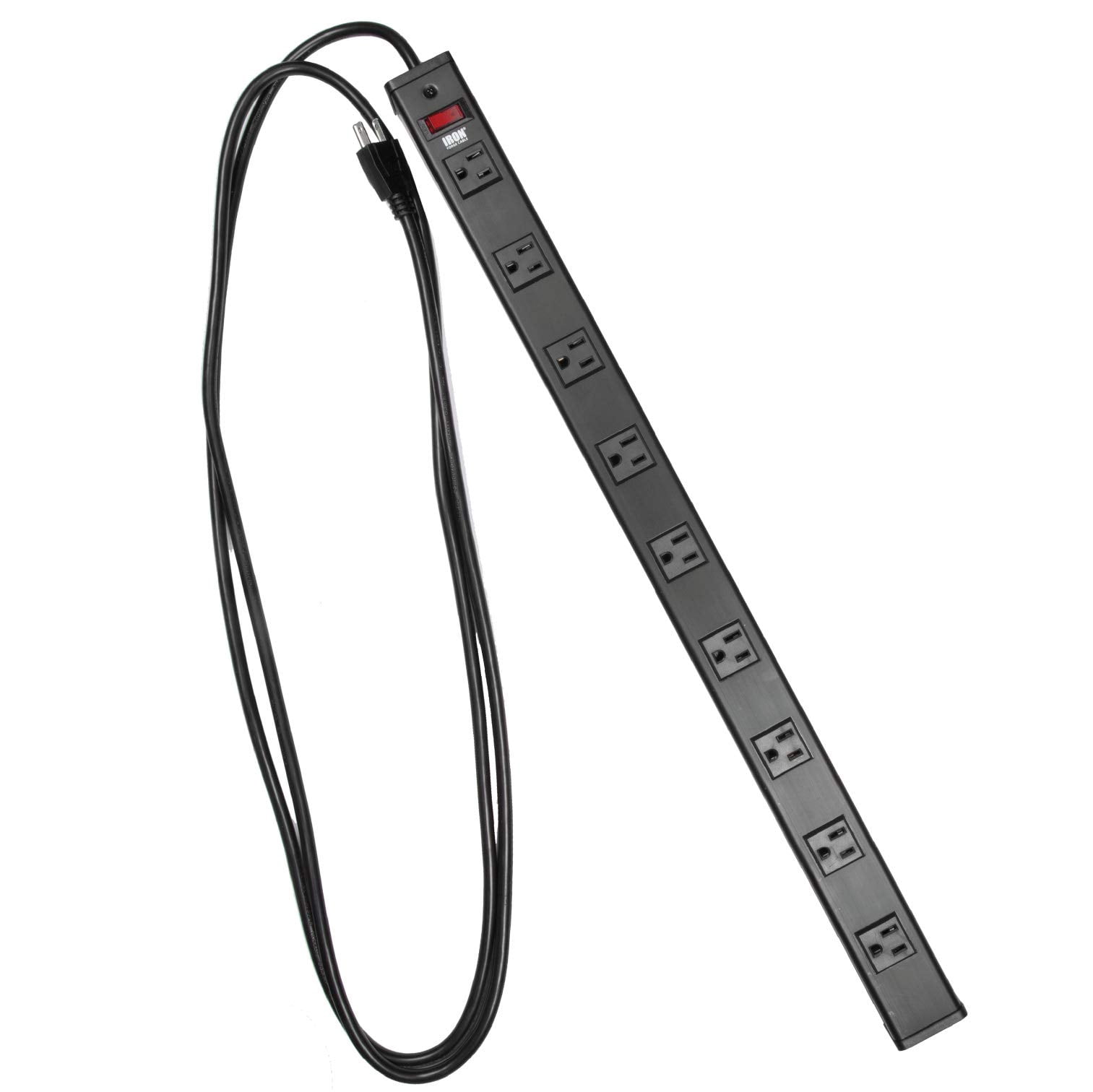 Iron Forge Cable 9 Outlet Heavy Duty Surge Protector Power Strip with ...