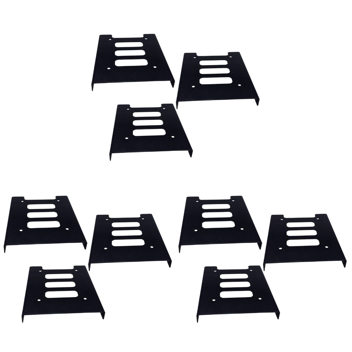 9 PCS 2.5 inch to 3.5 inch SSD Mounting Bracket Hard Disk Drive HDD ...