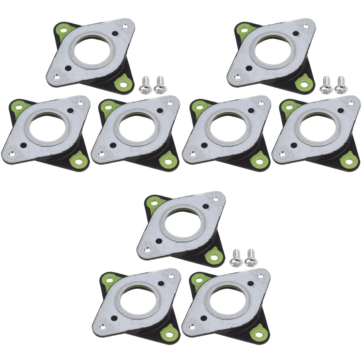 9 PCS Stepper Motor Vibration Damper Anti-vibration (Black Silver ...