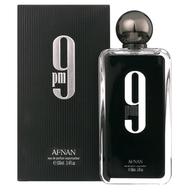 Afnan 9PM Eau de Parfum, Amber Vanilla Fragrance, 3.4 oz Spray for Men ...