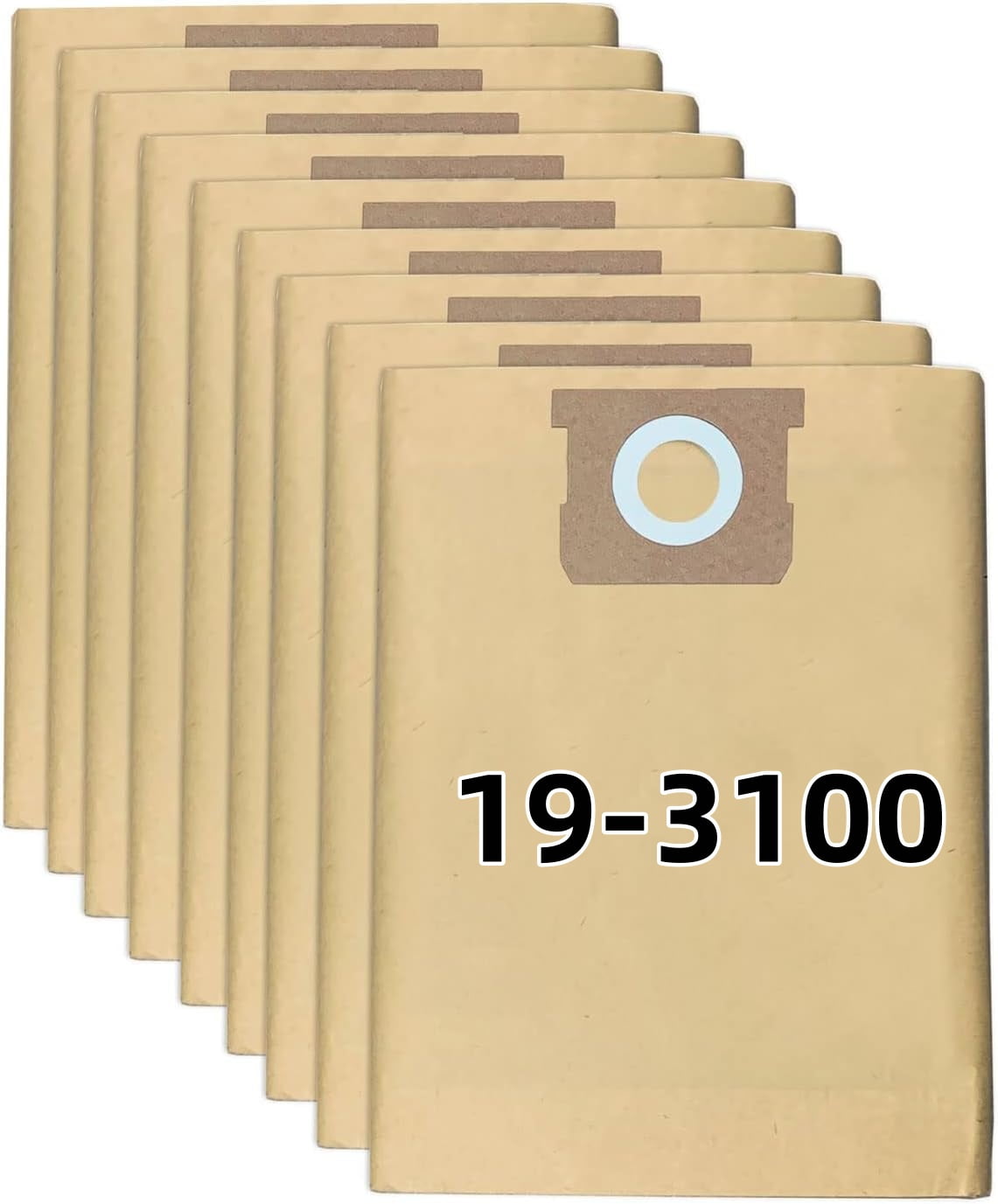 9 Pack 19-3100 High-Efficiency Disposable Filter Bag ,Compatible with ...
