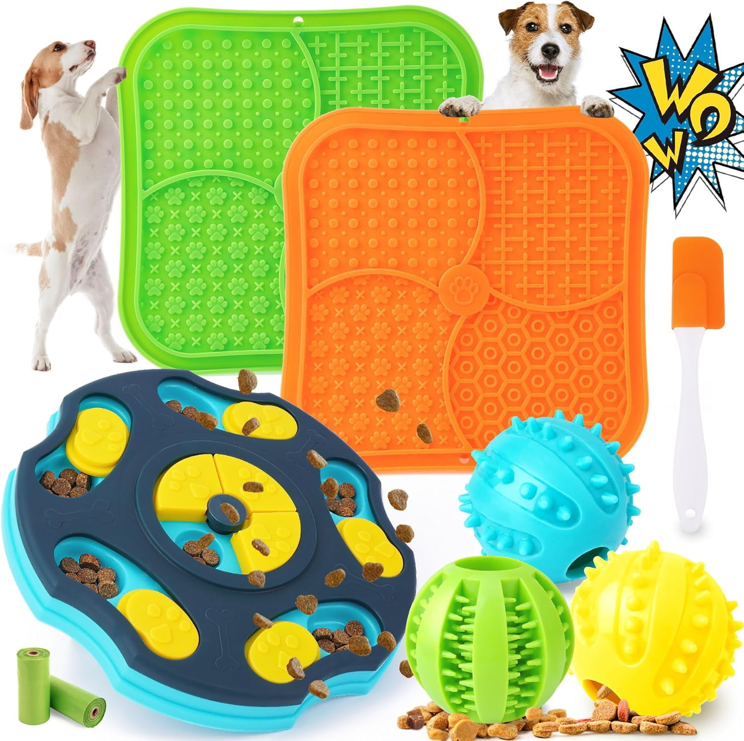 9 Pack All-Around Dog Puzzle Toy Set -Mentally Stimulating Dog ...