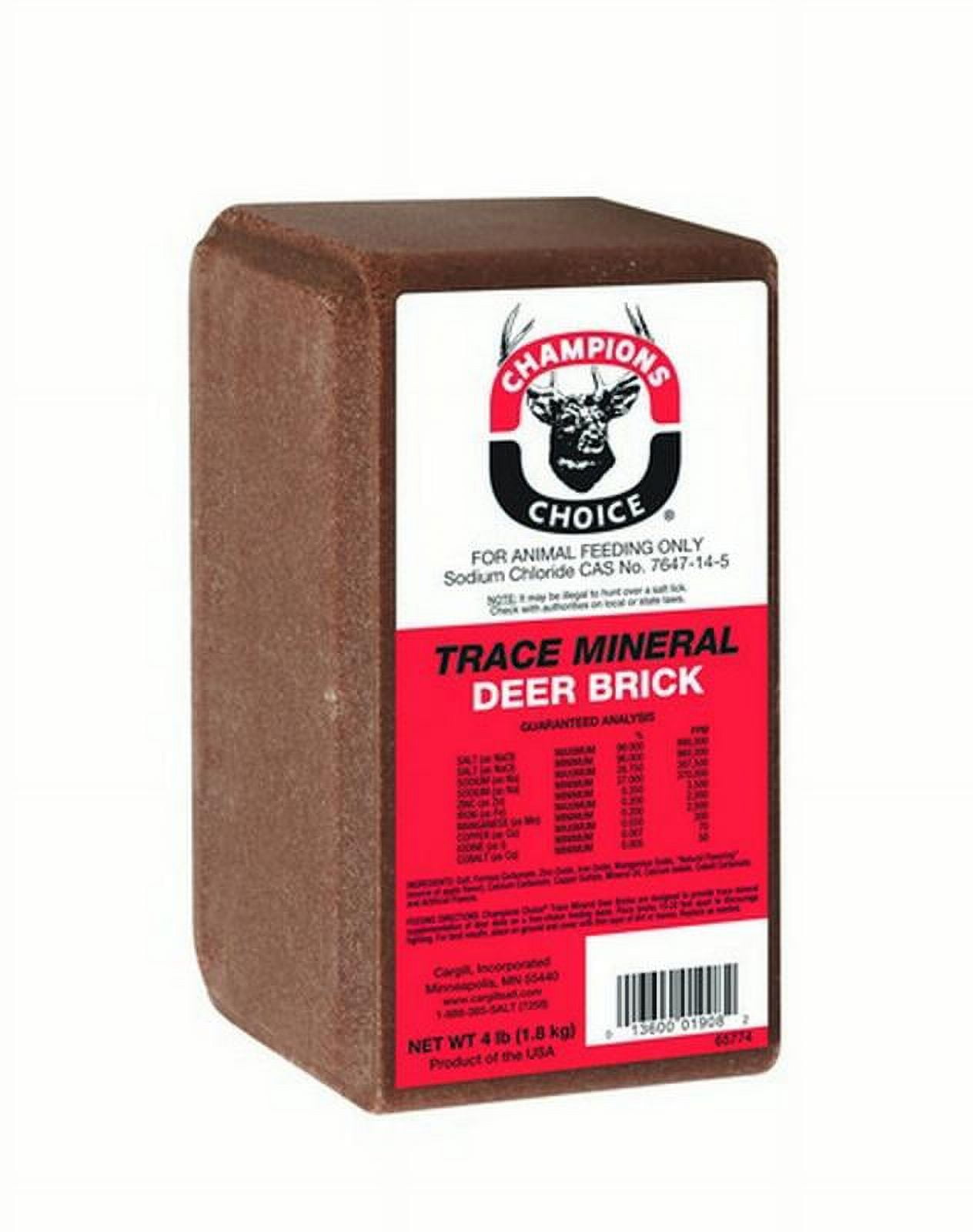 9/Pack Cargill Salt 110005050 Apple Deer Brick Tm 4# - Walmart.com