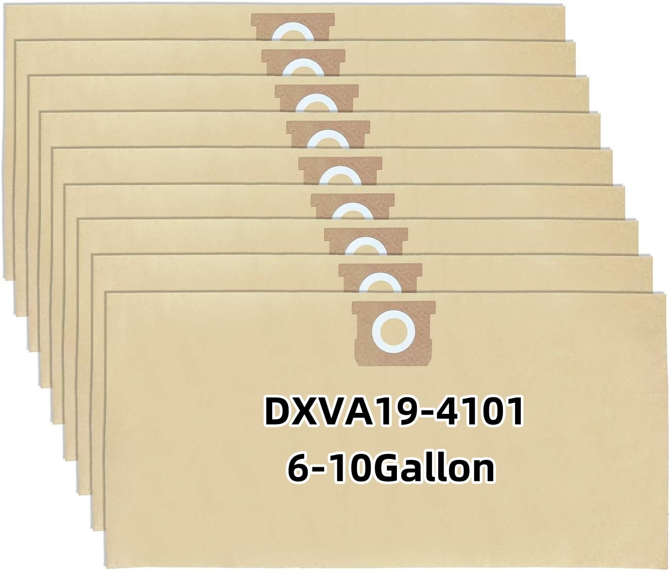 9 Pack DXVA19-4101 Disposable Filter Bags Replacement for DeWalt DXVA19 ...