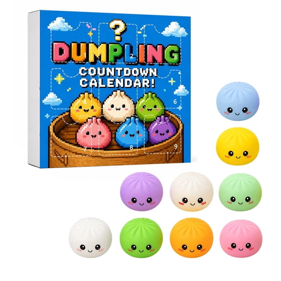 9 Pack Dumpling Squishy Blind Box with Slow Rising Squeeze Balls for ...