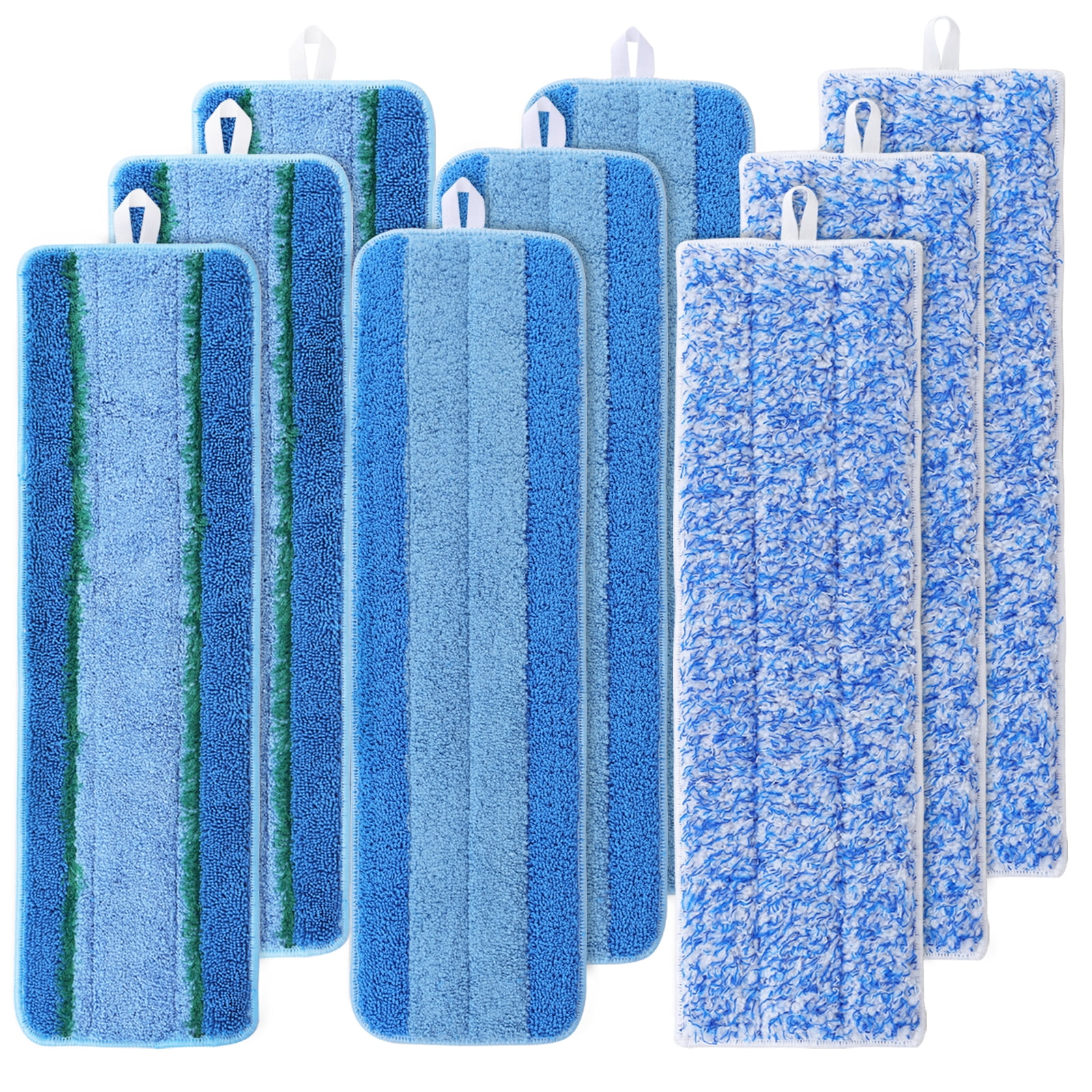 9 Pack Microfiber Cleaning Pads Compatible for Bona Mop, 18 Inch ...