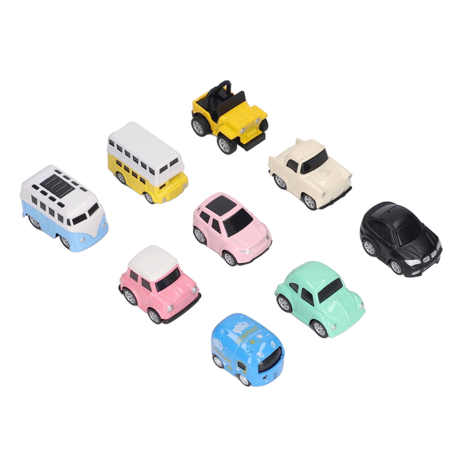 Pull Back Cars Alloy Toy Set - Indoor Playground Vehicle Set - Walmart ...