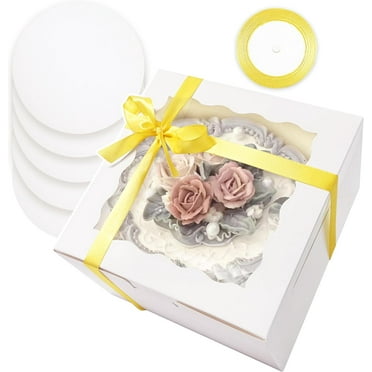Wilton White Cardboard Bakery Packaging, 19 x 14-Inch Cake Boxes with ...