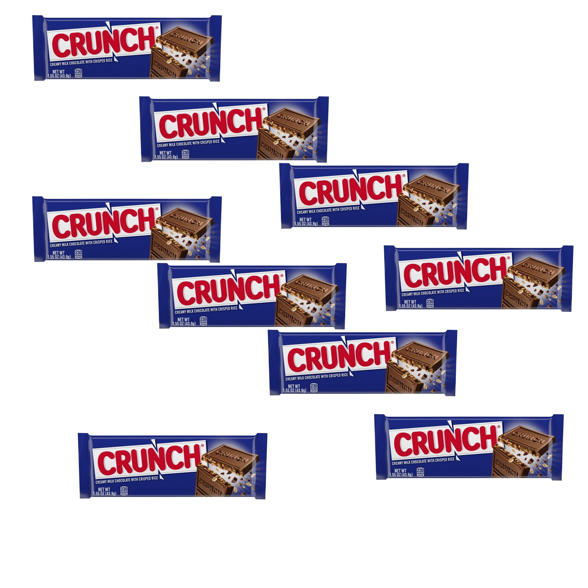 9 Pack of CRUNCH - with High Quality milk chocolate | ( 1.55 Ounce ) a ...