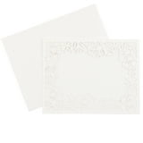 9 Packs: 10 ct. (90 total) 4.25" x 5.5" Floral Border Cards & Envelopes ...