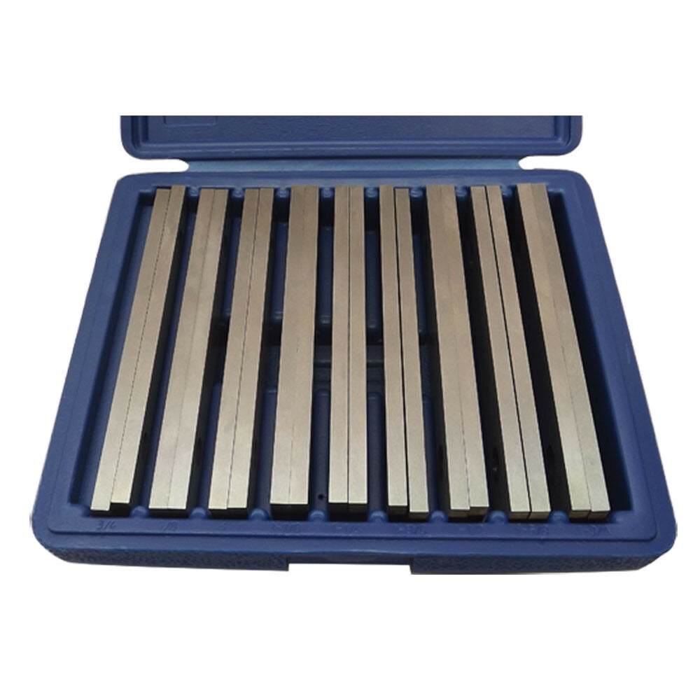 9 Pair Hardened Steel Parallel Set 6 Inch Long High Precision Tooling ...