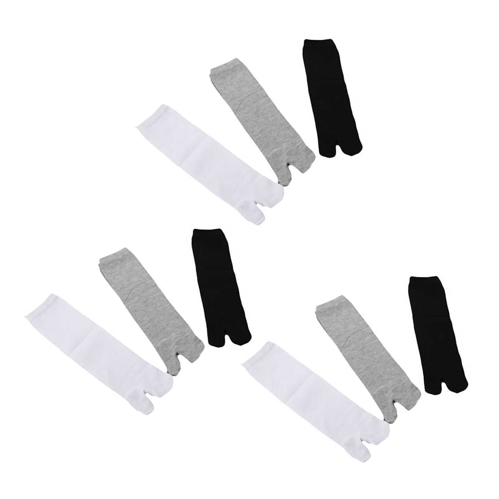9 Pairs Japanese Flip Flop Sandal Split Toe Tabi Geta Zori Socks White ...