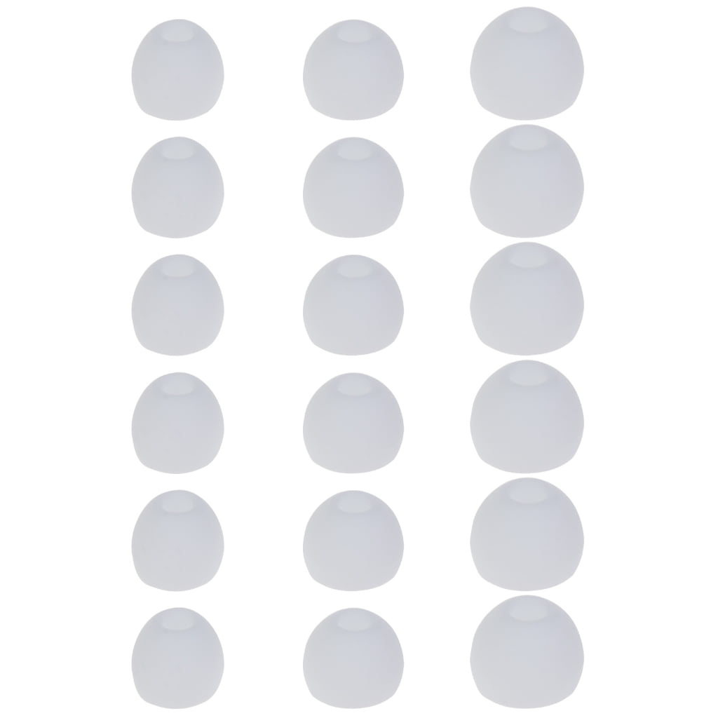 9 Pairs Soft Ear Tips Eartips Earbuds Tips Replacement for in-Ear ...