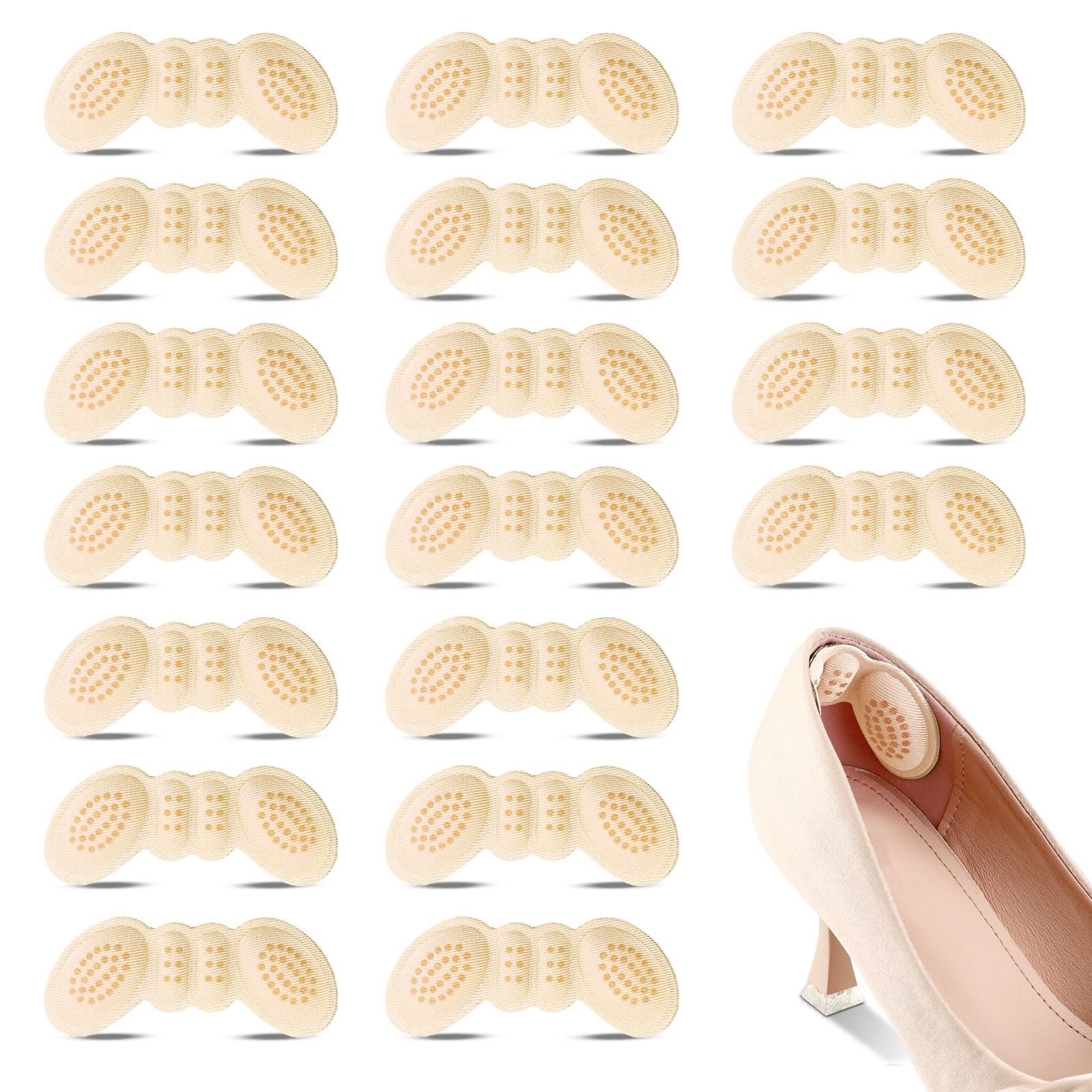 9 Pairs Thickened High Heel Pads, Self Adhesive Shoe Inserts Filler ...
