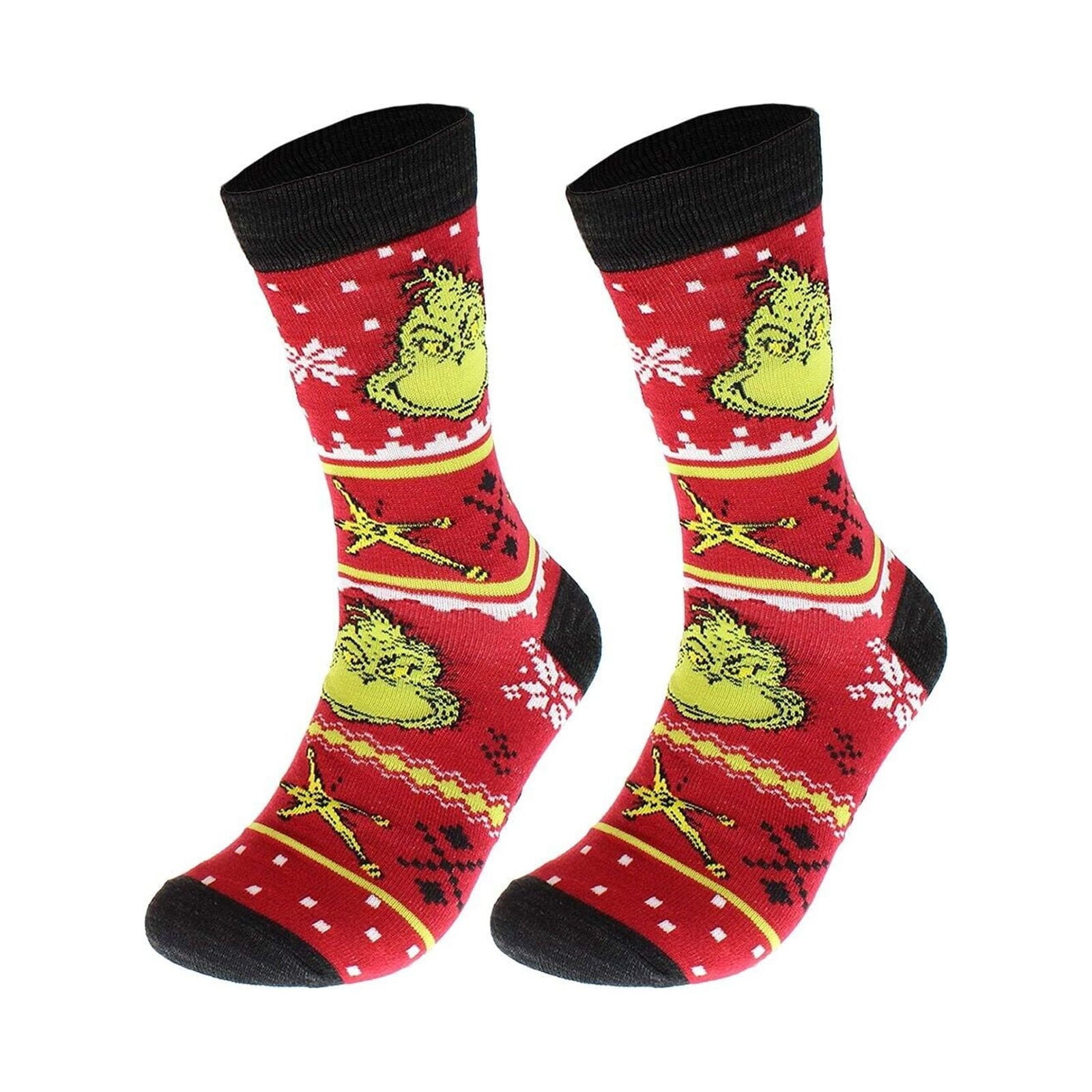 9 Pairs Unisex Grinch Cosplay Socks Chiristmas Gift - Walmart.com