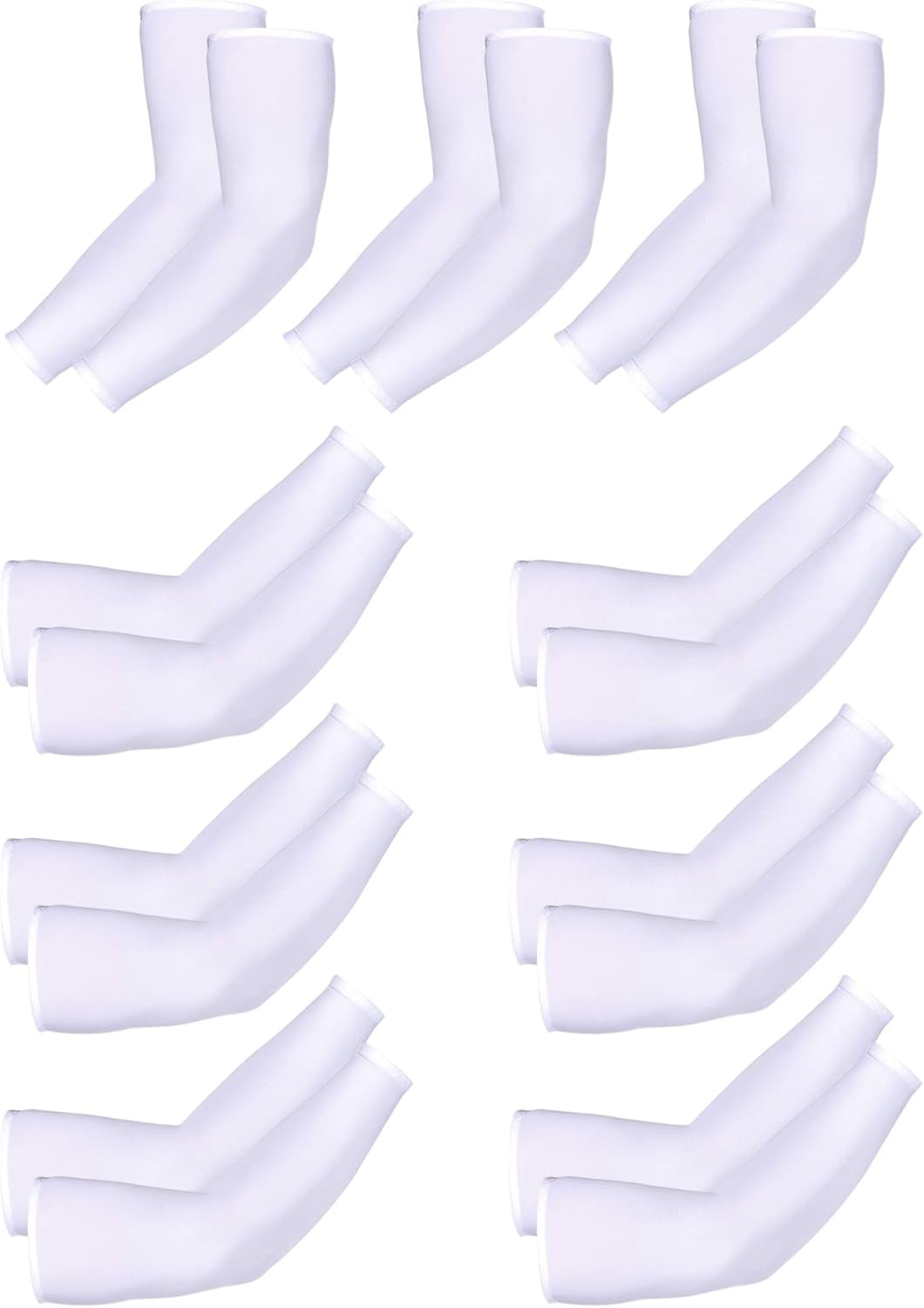 9 Pairs Unisex UV Protection Sleeves Arm Cooling Sleeves Ice Silk Arm ...