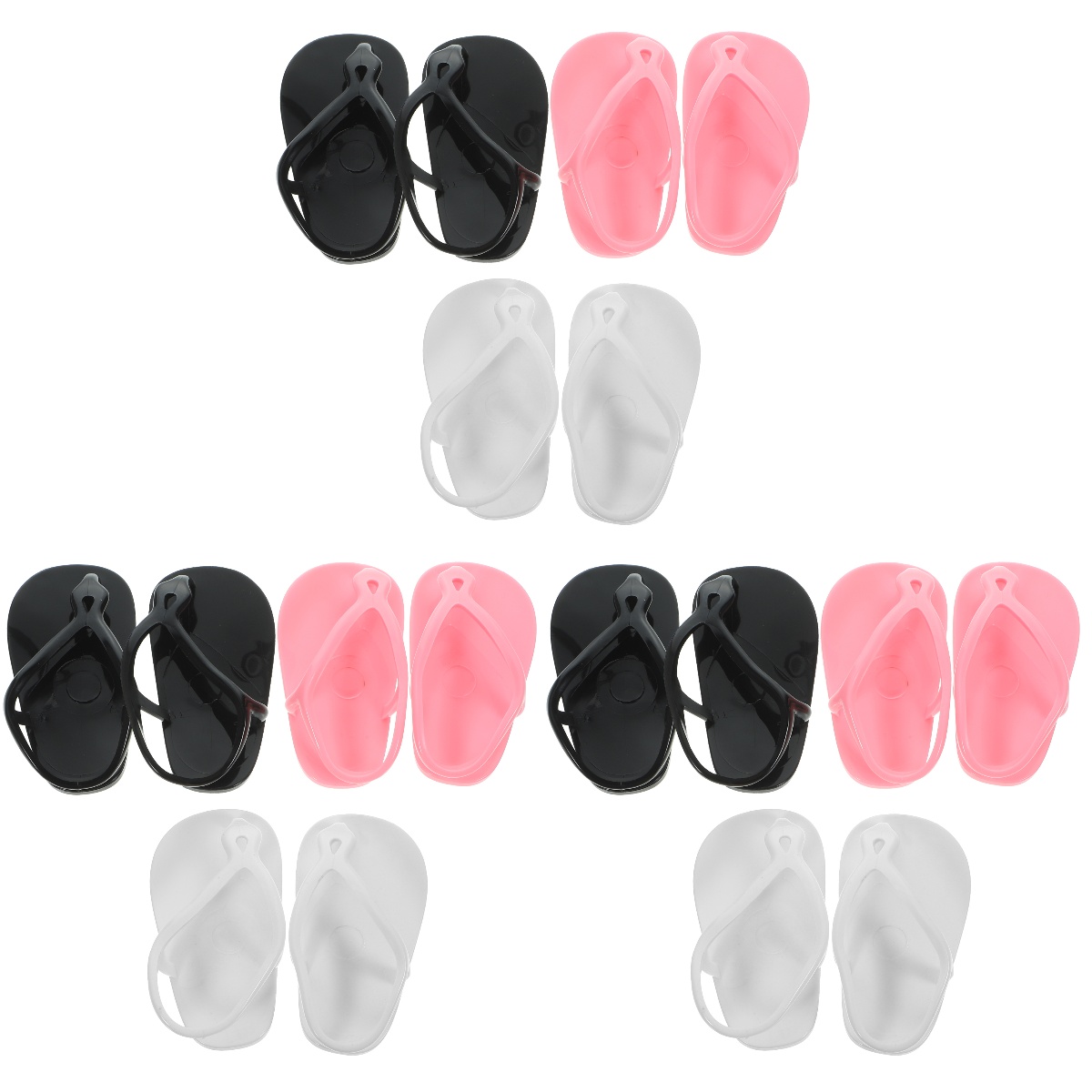 9 Pairs of Girls Doll Inch Doll Slipper Accessory Miniature Slipper ...