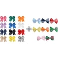 9 Pcs 3.5 Inch Gingham Mix Satin Hair Bows, Alligator Clips for Girls ...