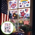 9 Pcs 4th of July Window Stickers， Removable Independence Day Window ...