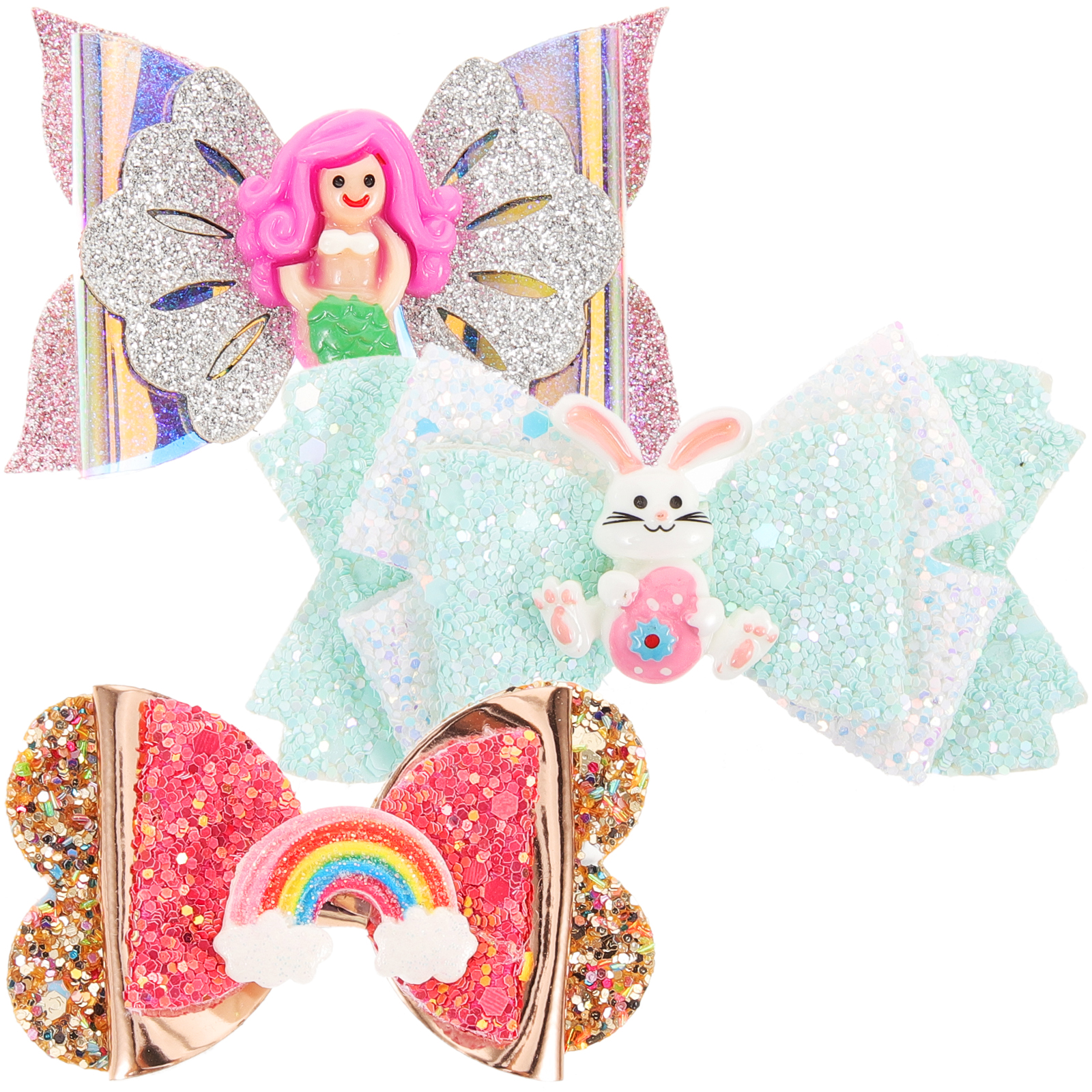 9 Pcs Back to School Hair Clips The Gift Girl Headdress Hair Clips for ...