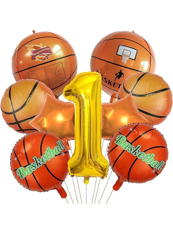 Basketball Balloons in Basketball Party Supplies - Walmart.com