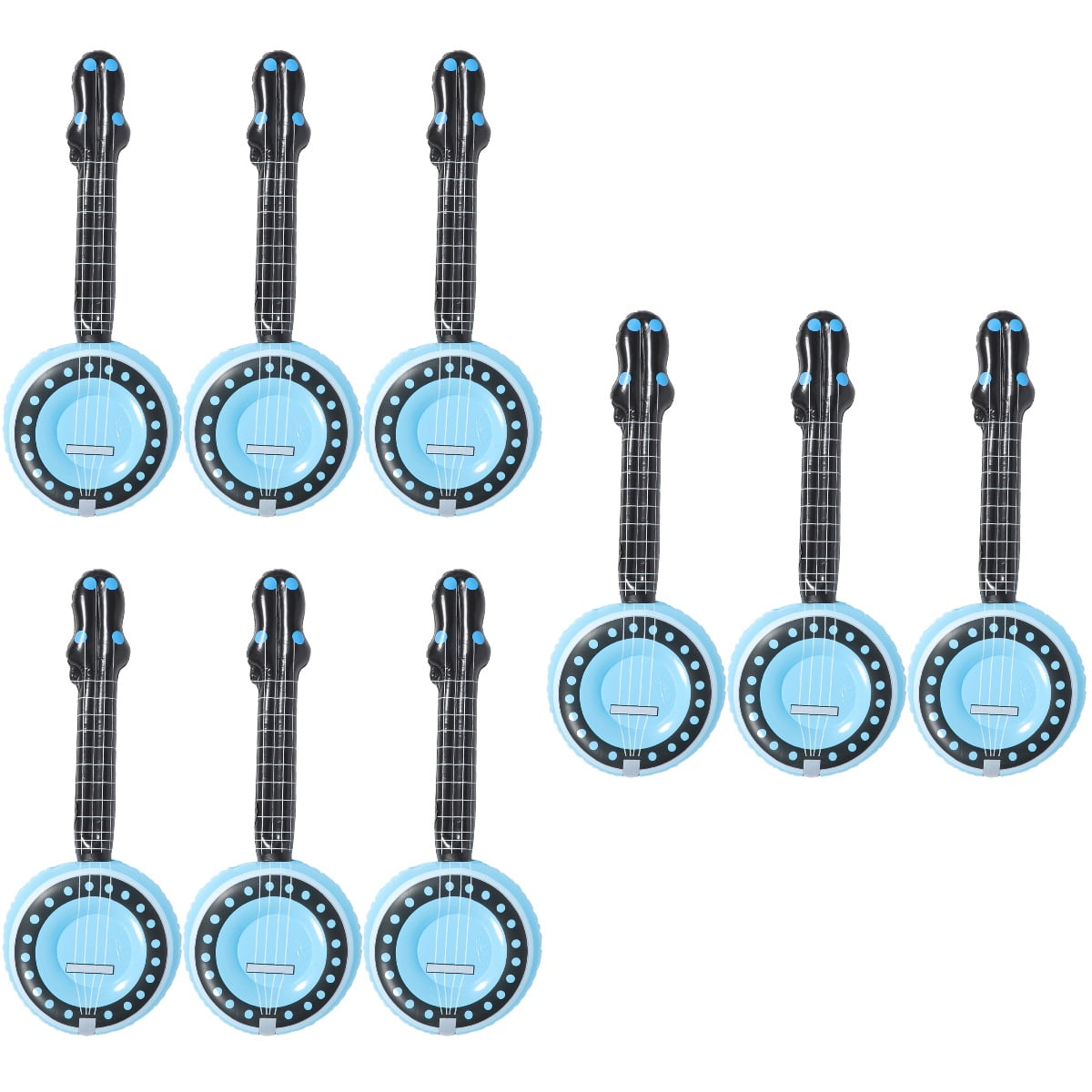 9 Pcs Beach Toys Balloons Kids Inflatable Trumpet Blow up Instrument ...