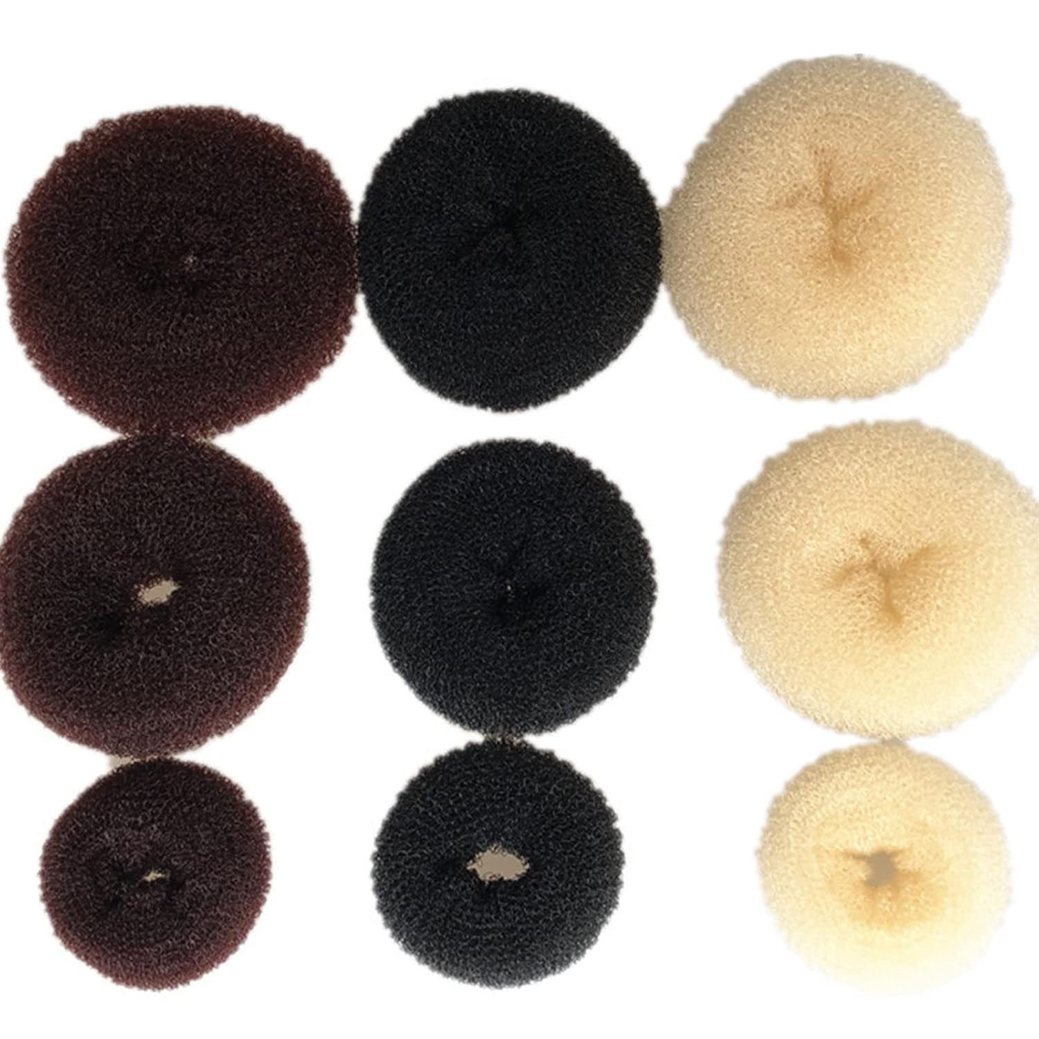 9 Pcs Bun Styler, Donut Bun Styler, Ring Bun, Hair Bun Styling Bun for ...