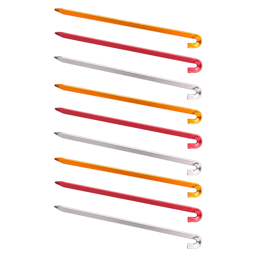 9 Pcs Tents Beach Pegs for Sand Ground Nail Picket - Walmart.com