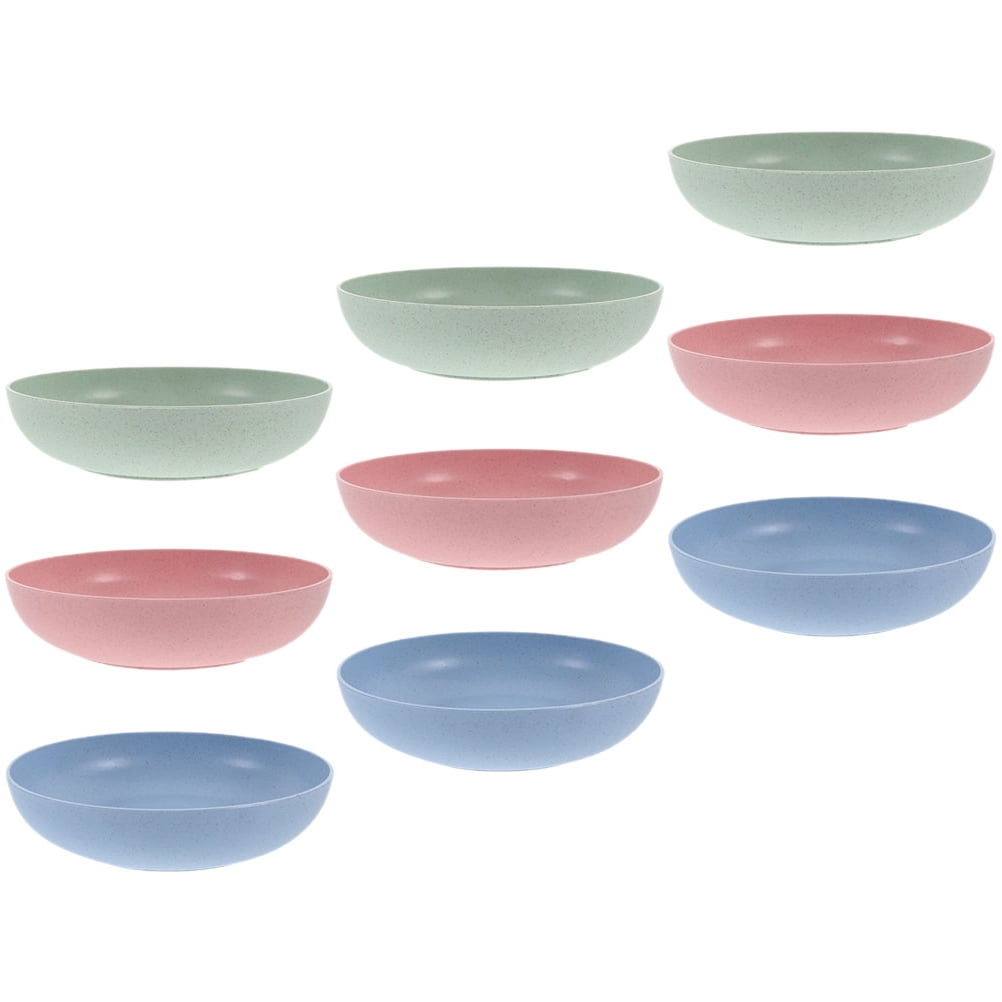 9 Pcs Cat Bowls Shallow Food Tray Wide Wet Feeding Whisker Fatigue for ...