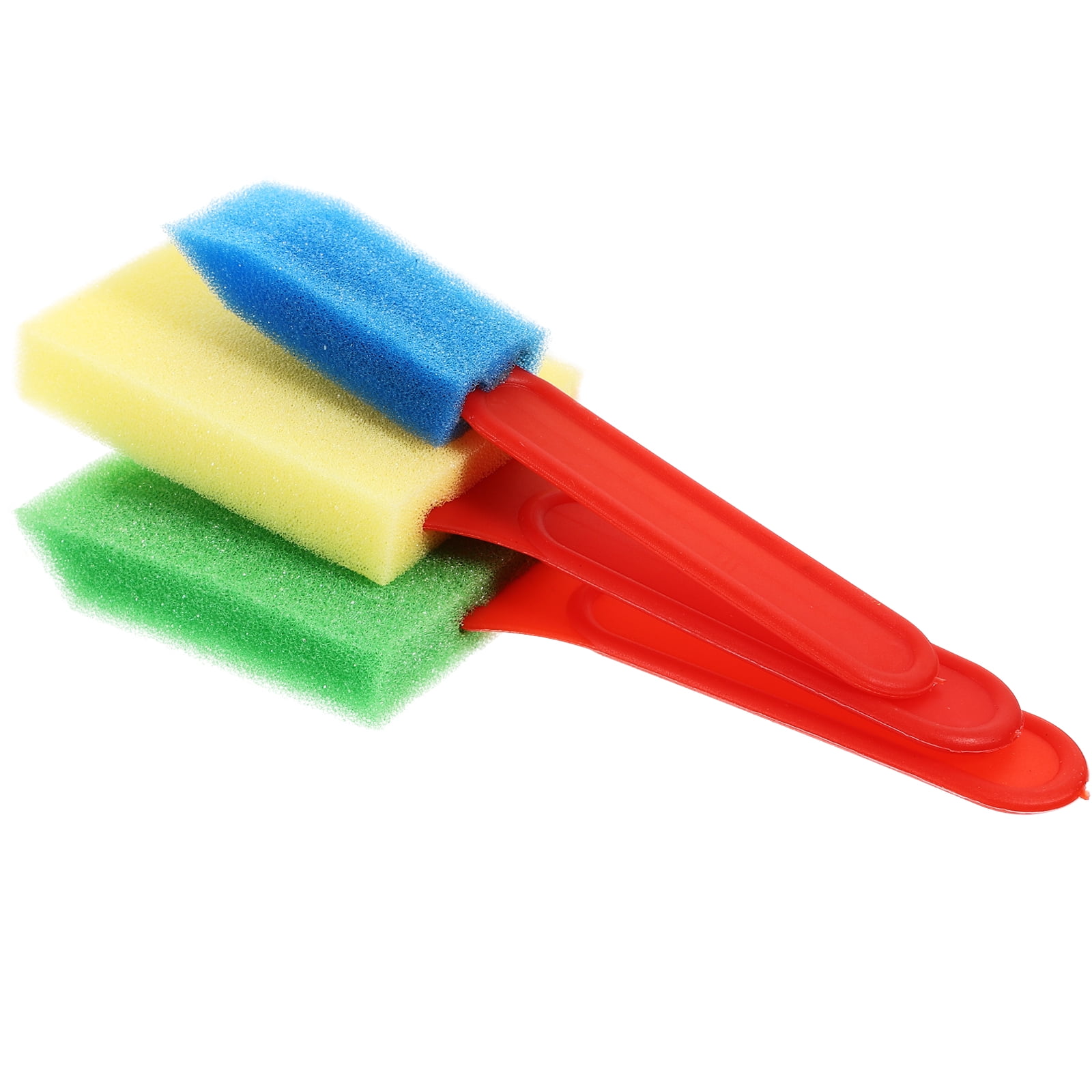 Raindrops Sponge Paint Brushes Set of 9 Assorted Colors for Template ...