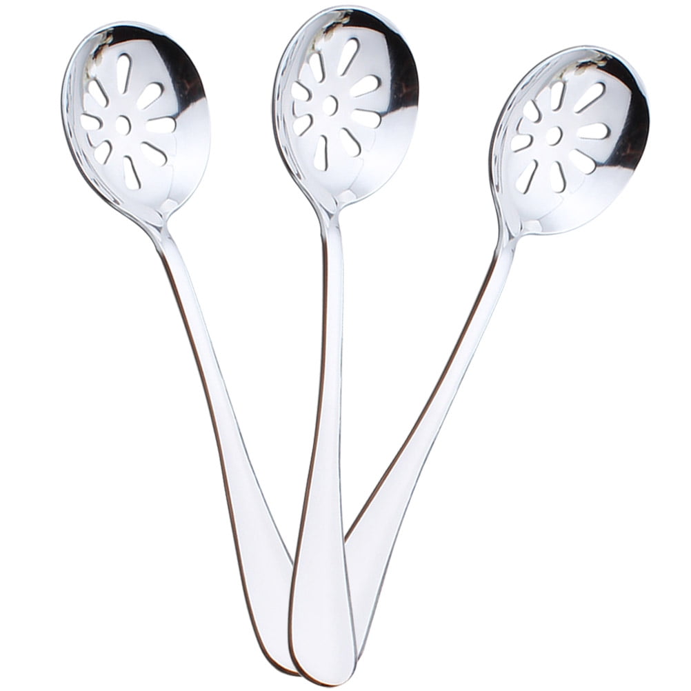 9 Pcs Colander Cutlery Slotted Spoons Skimmer Perforated Home Accessory ...