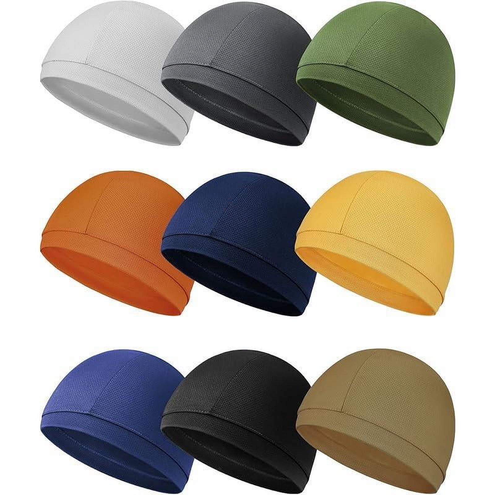 9 Pcs Cooling Skull Cap Camo Liner Sweat Wicking Lightweight Cycling ...
