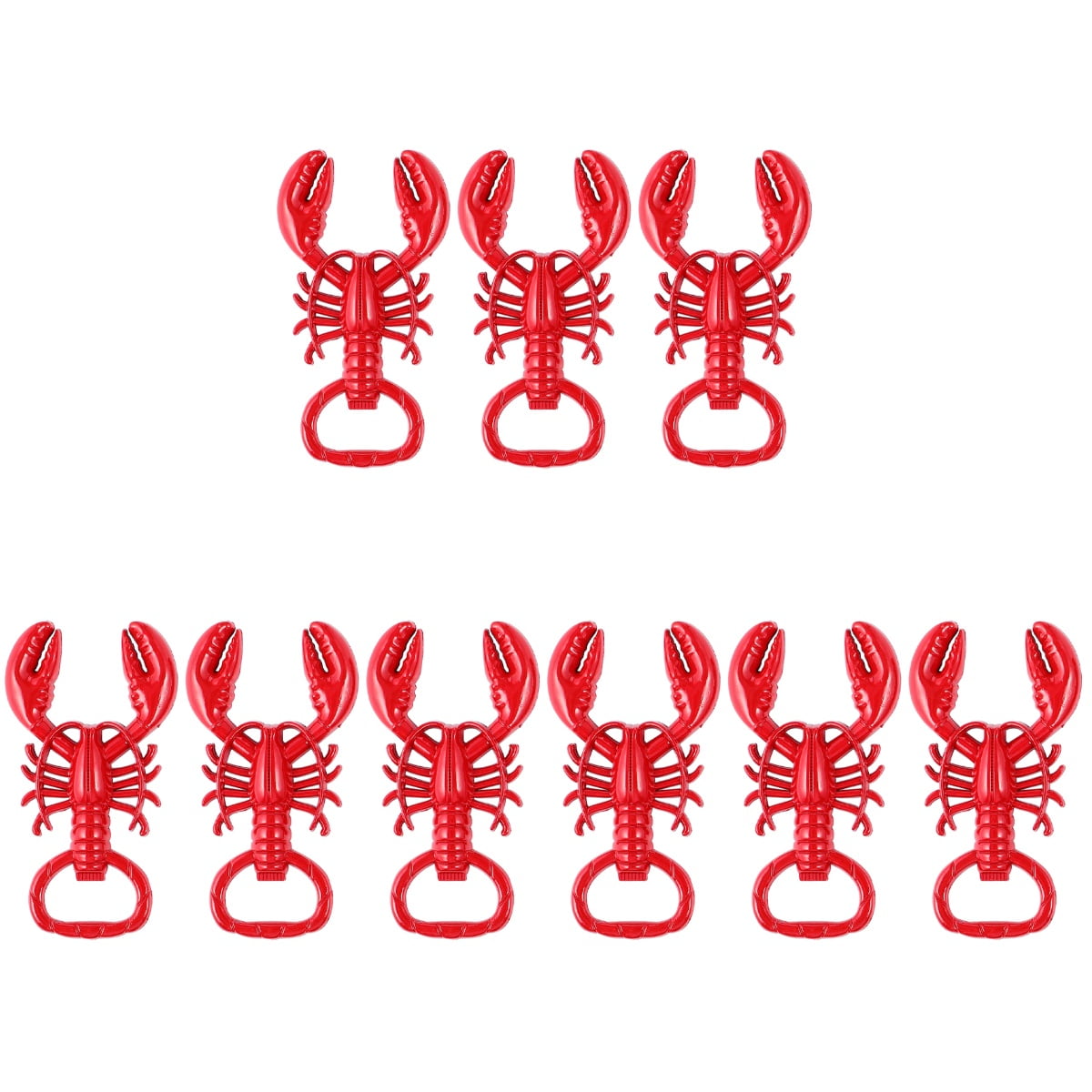 9 Pcs Crawfish Bottle Opener key Set with Magnetic Key Holder Zinc ...