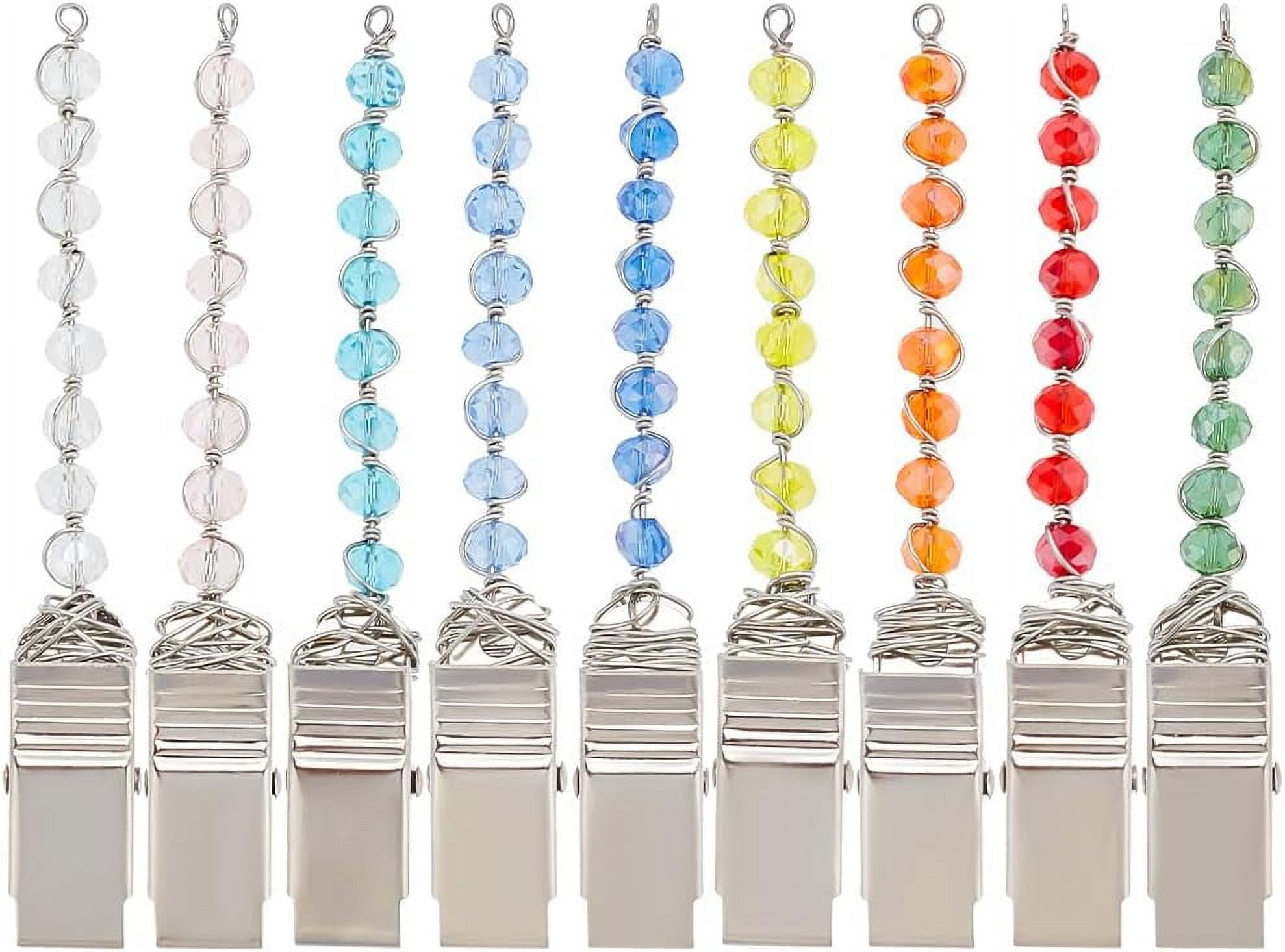 9 Pcs Credit Card Puller 9 Colors Iron Debit Bank Card Grabber Handmade ...