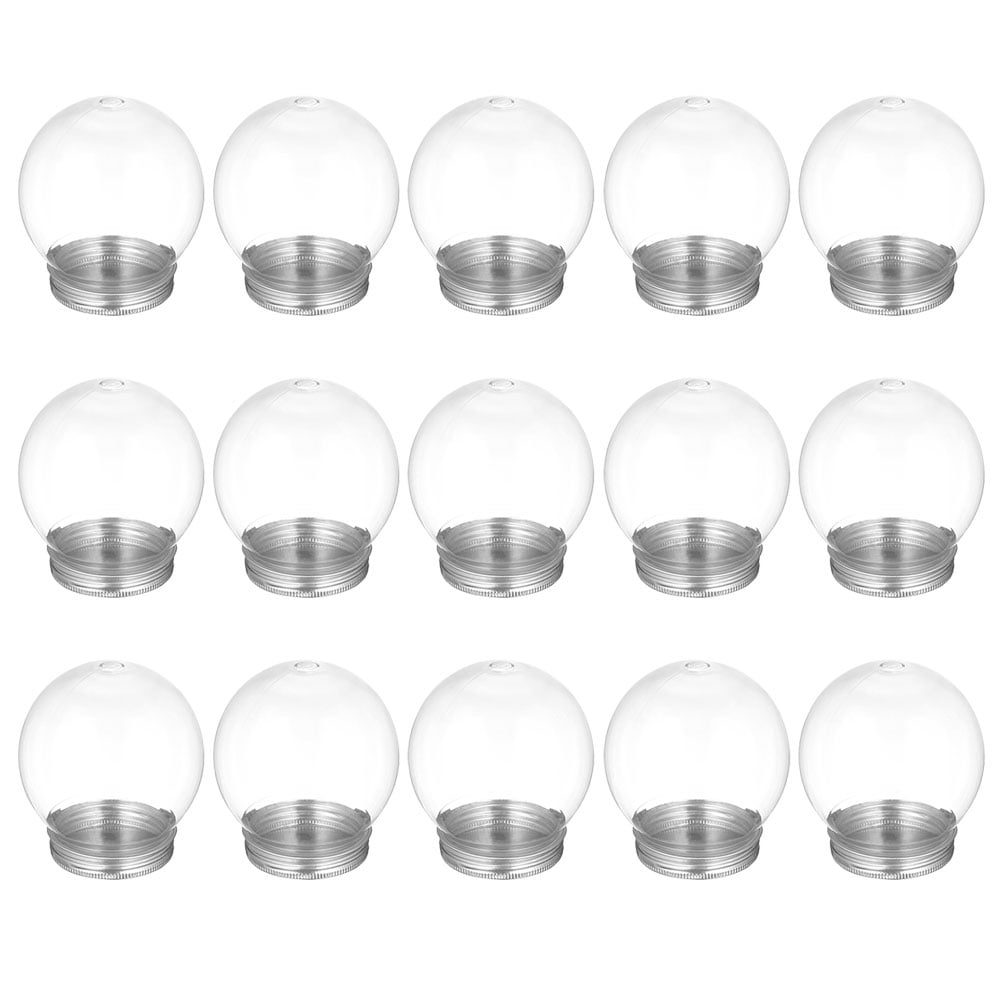 9 Pcs DIY Snow Globe Round Toilet Cover Removable Figurines Child ...