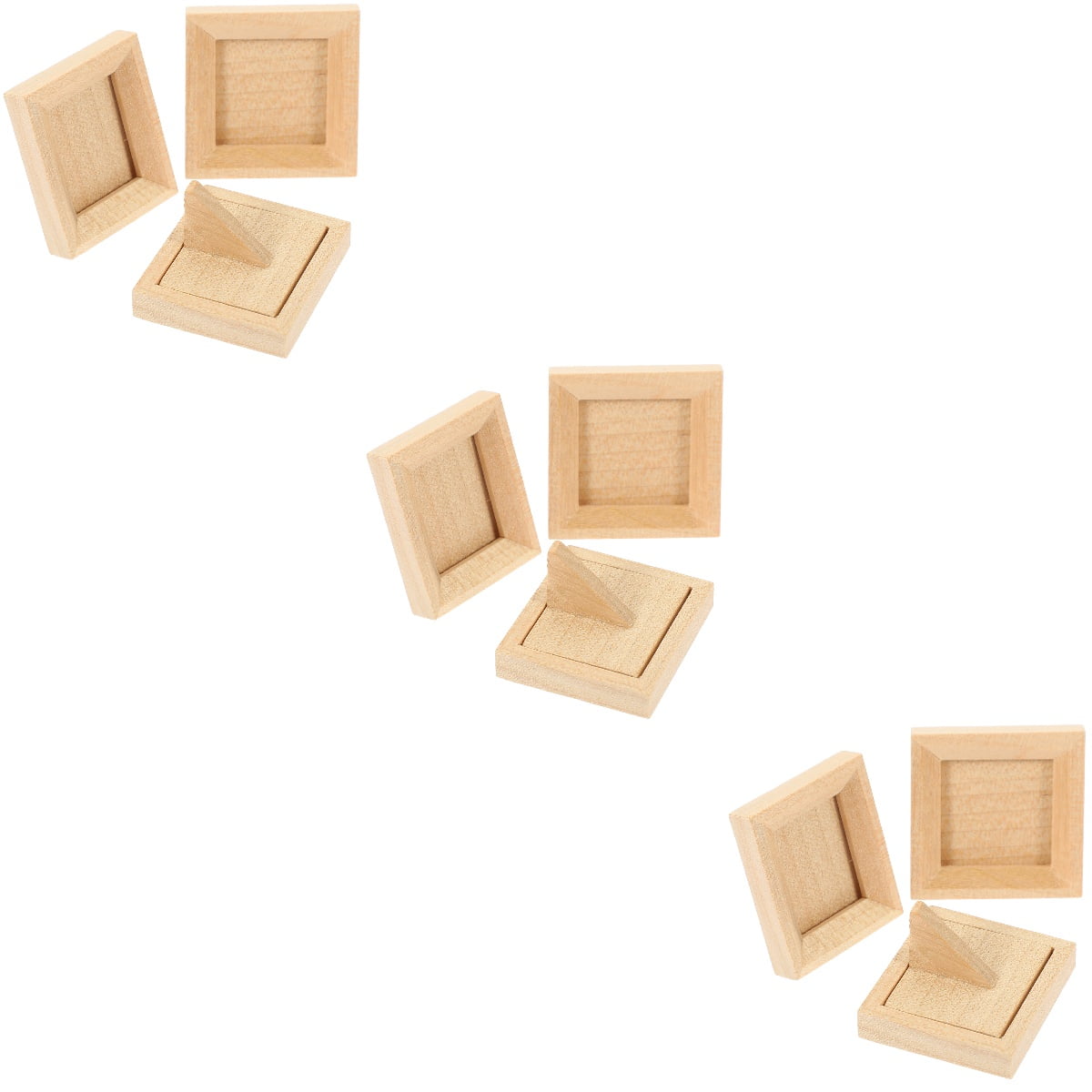 9 Pcs Dollhouse Photo Frame Decor DIY Miniature House Kit Photo Frame ...