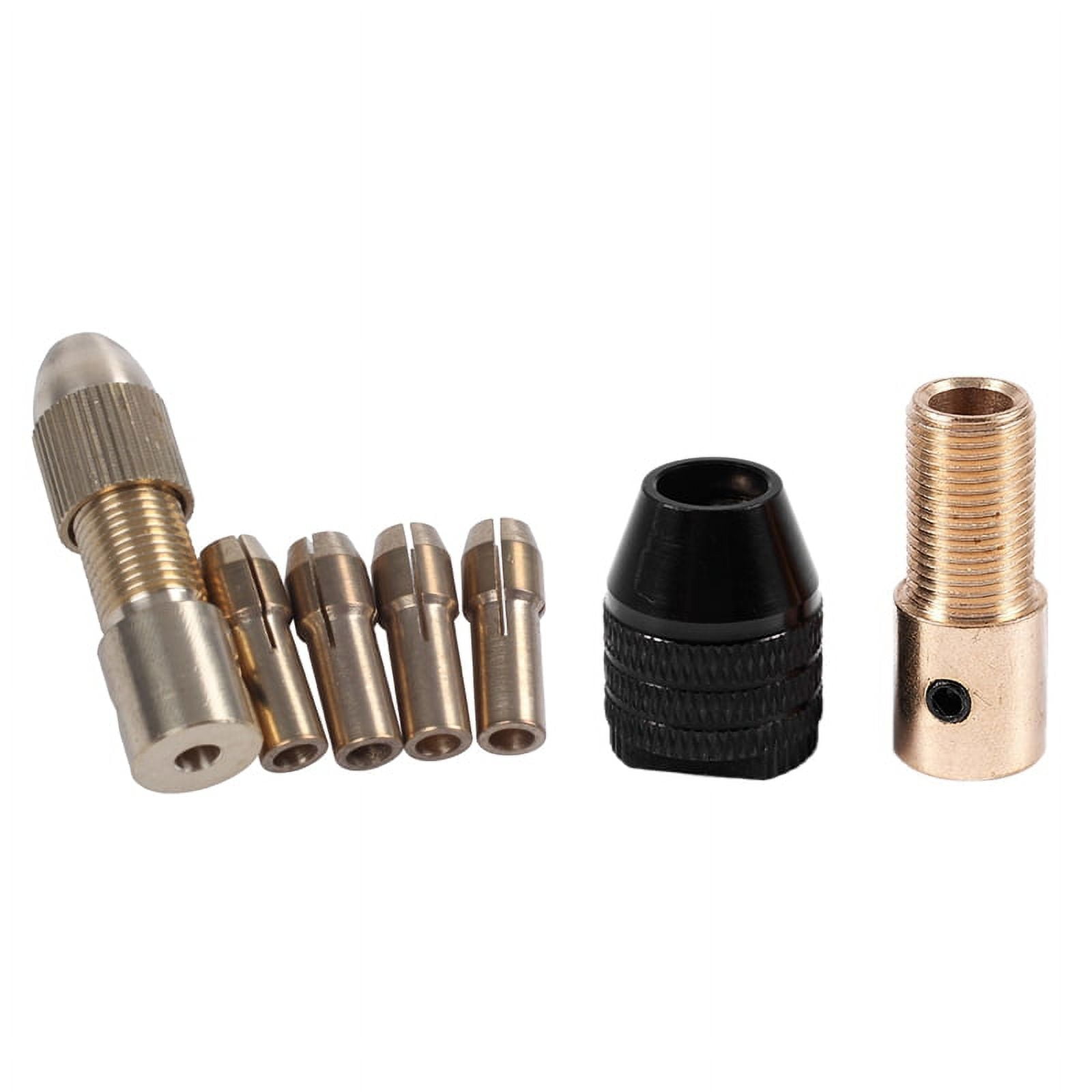 9 Pcs Drill Chuck Collets: 8 Pcs 0.5-3mm Drill Chuck Collets Quick ...